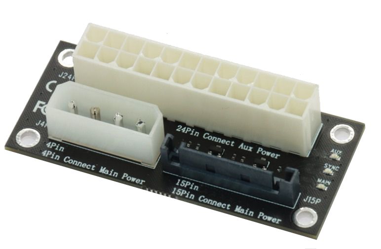 Add2psu Duo Multiple Power Supply Adapter Molex Sata Hashrate