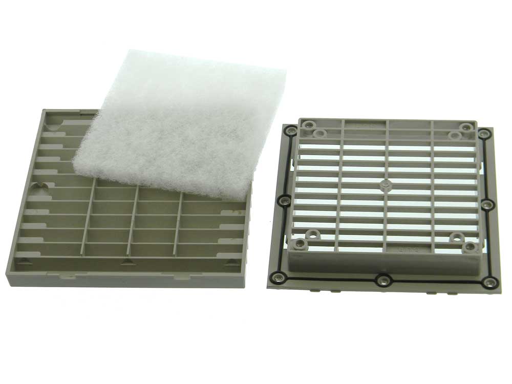 Louvered Fan Guard with Removable Filter - 120mm – hashrate