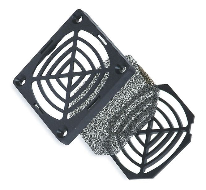 Plastic Fan Guard With Removable Filter - Black - 120mm – hashrate